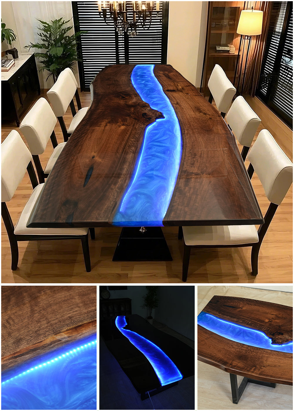 Seawavetab|Custom Resin River Tables & Solid Wood Tables – SEAWAVETABLE