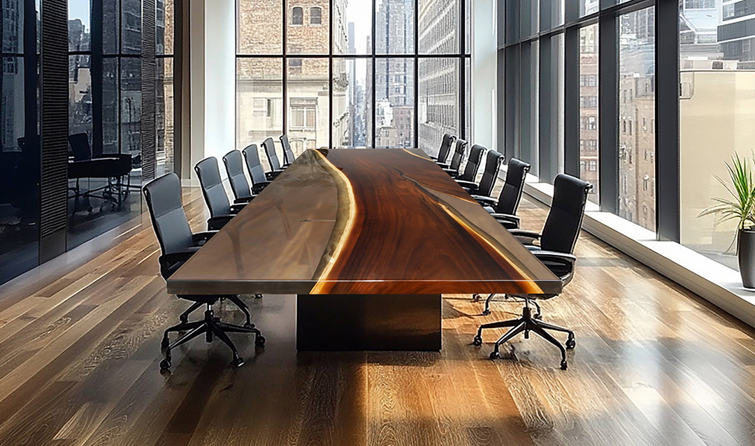 Seawavetab|Custom Resin River Tables & Solid Wood Tables – SEAWAVETABLE